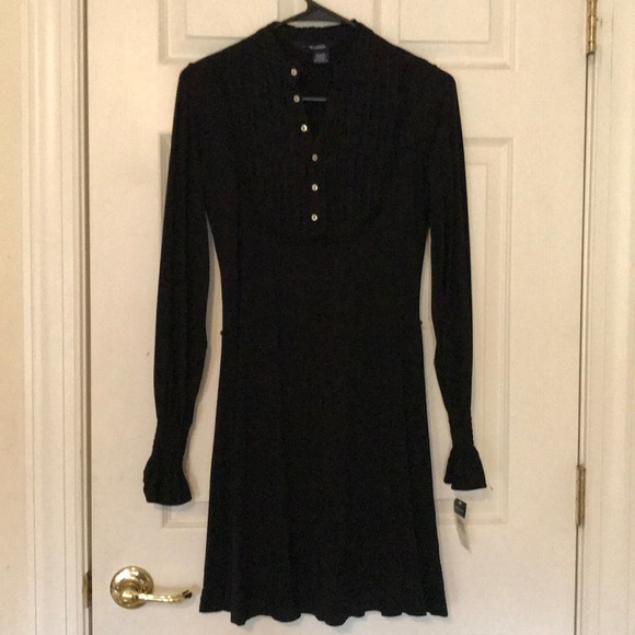 Ralph Lauren | Dresses | Bogo Ralph Lauren Black Long Sleeve Dress L ...